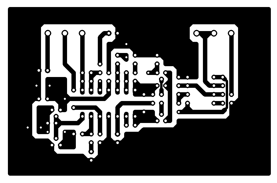 Bat Detector No2 Main Unit Pcb Bottom Trace